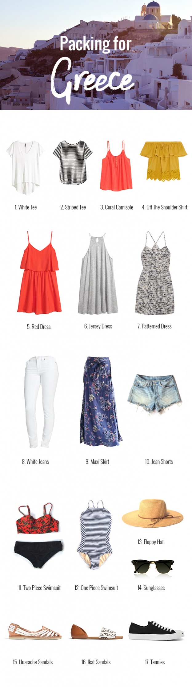 Packing for Greece - Nattie on the Road