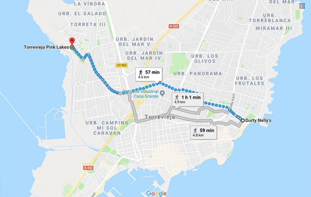 Spain's Pink Lake - Nattie on the Road