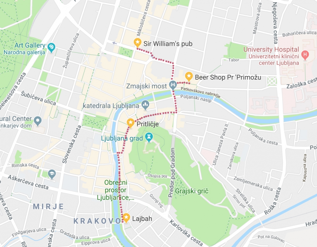 Ljubljana Beer Tour - Nattie on the Road