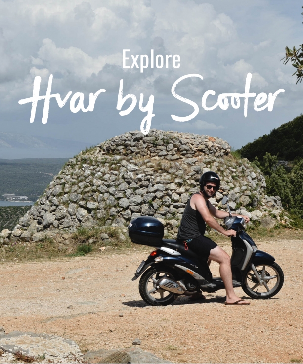 Explore Hvar by Scooter - Nattie on the Road