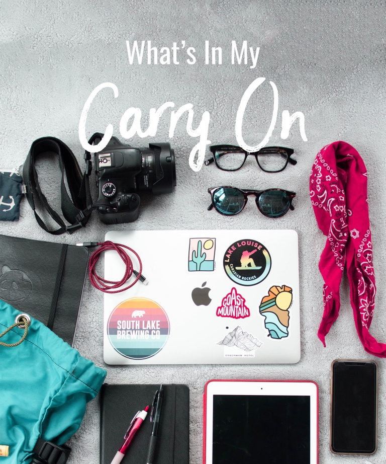 What's in my carry on - Nattie on the Road