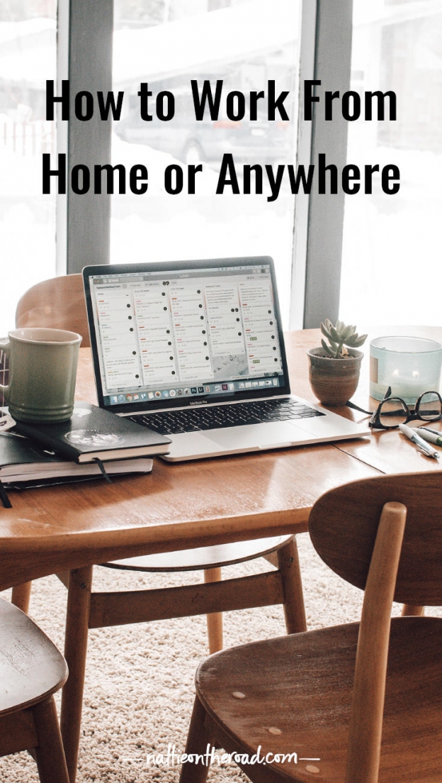How to Work From Home or Anywhere - Nattie on the Road