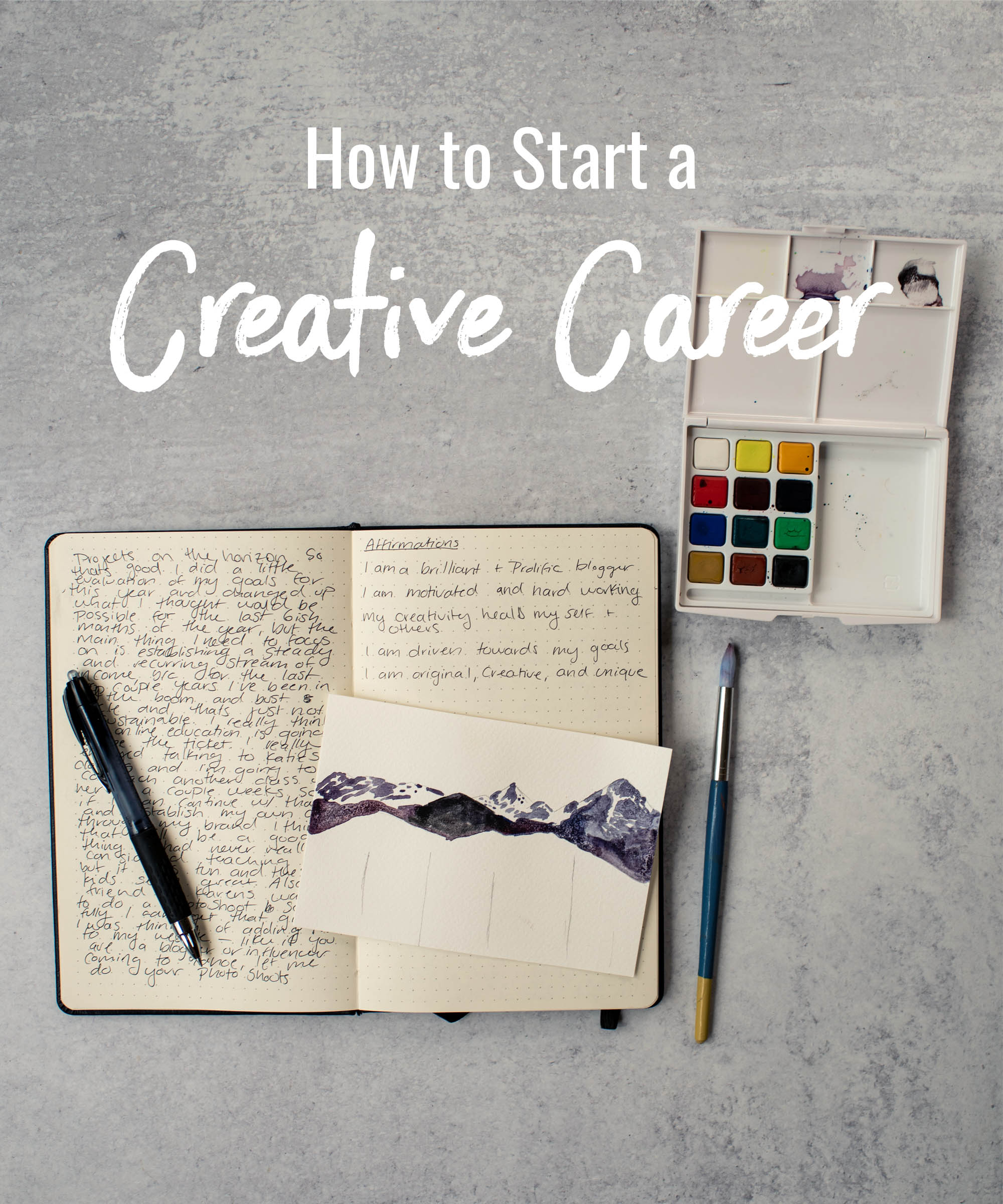 How to Start a Creative Career - Nattie on the Road