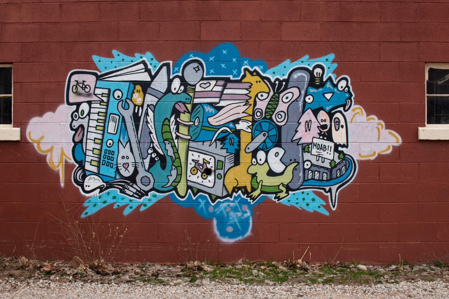 Street Art of Moab - Nattie on the Road