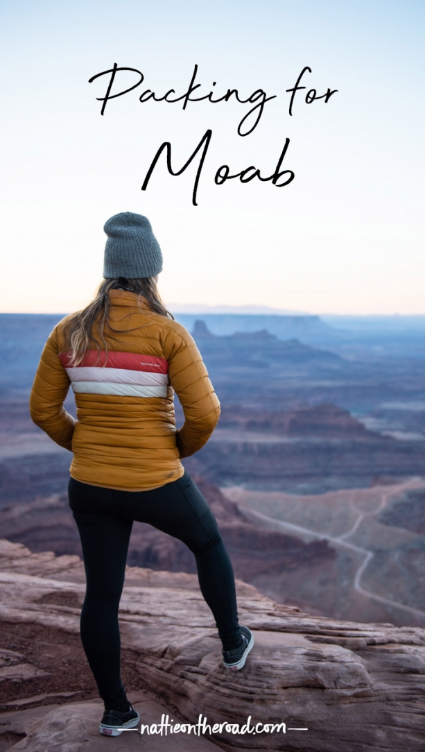 Packing for Moab - Nattie on the Road
